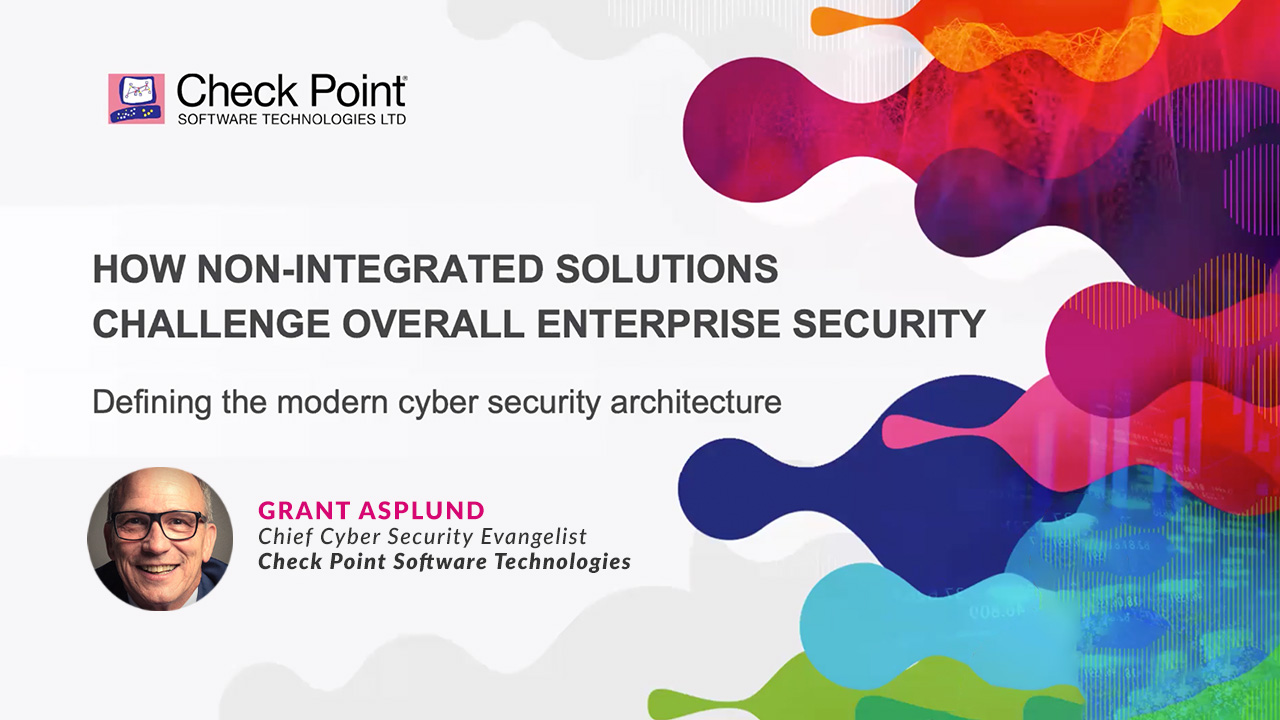Check Point Software Technologies Presentation: How Non-Integrated ...